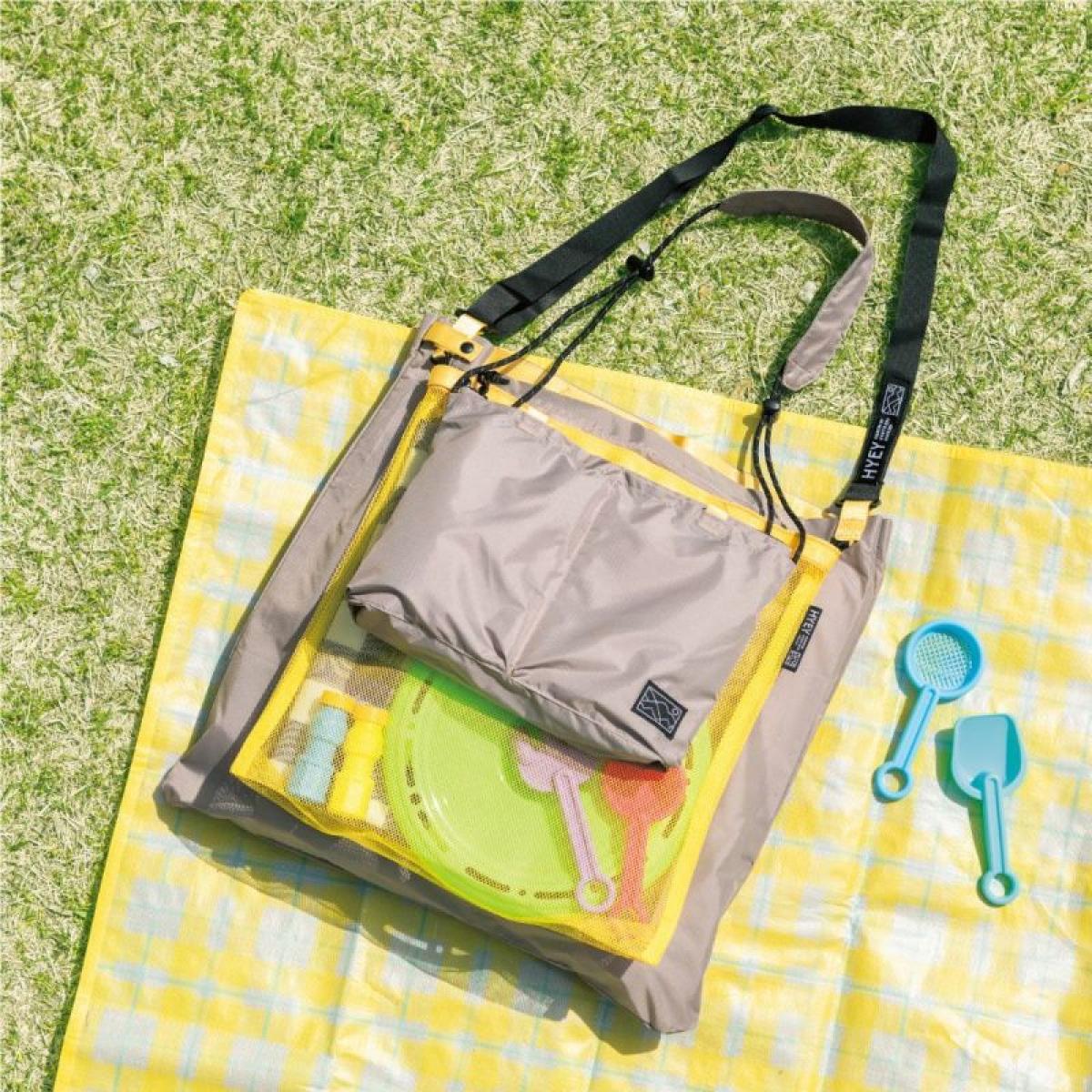 融合日常的多元風格 HYEY Trio 三合一輕便購物袋｜日本好物調查局