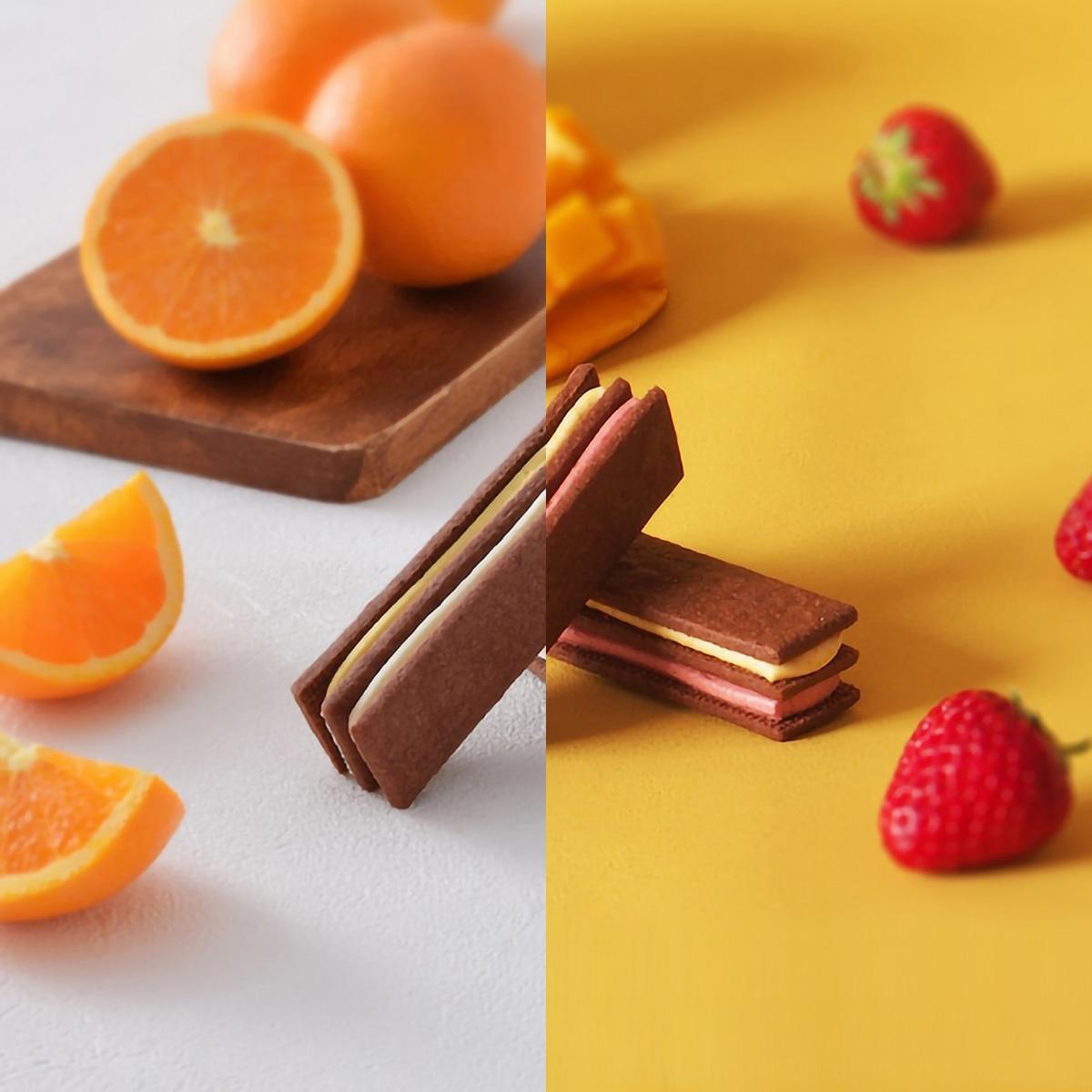 AMAMIKAORI 雙層夾心餅！季節限定 芒果草莓/柑橘起司夾心登場~ 夾心餅界的愛馬仕~｜日本好物調查局