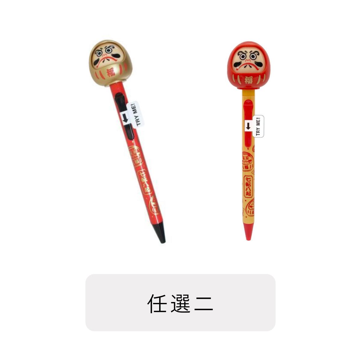 【療癒文玩具】精緻還原美食造型的轉轉造型筆 & 招福納財不倒翁+招財貓｜日本好物調查局